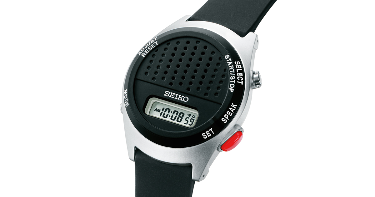 SEIKOの音声デジタルウォッチが11年ぶりにリニューアル