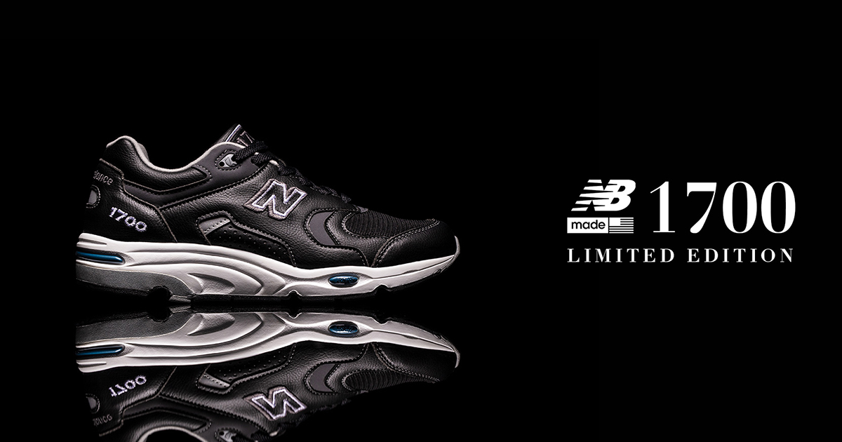 Made in USAのNew Balance『M1700』に新色となるブラックが登場