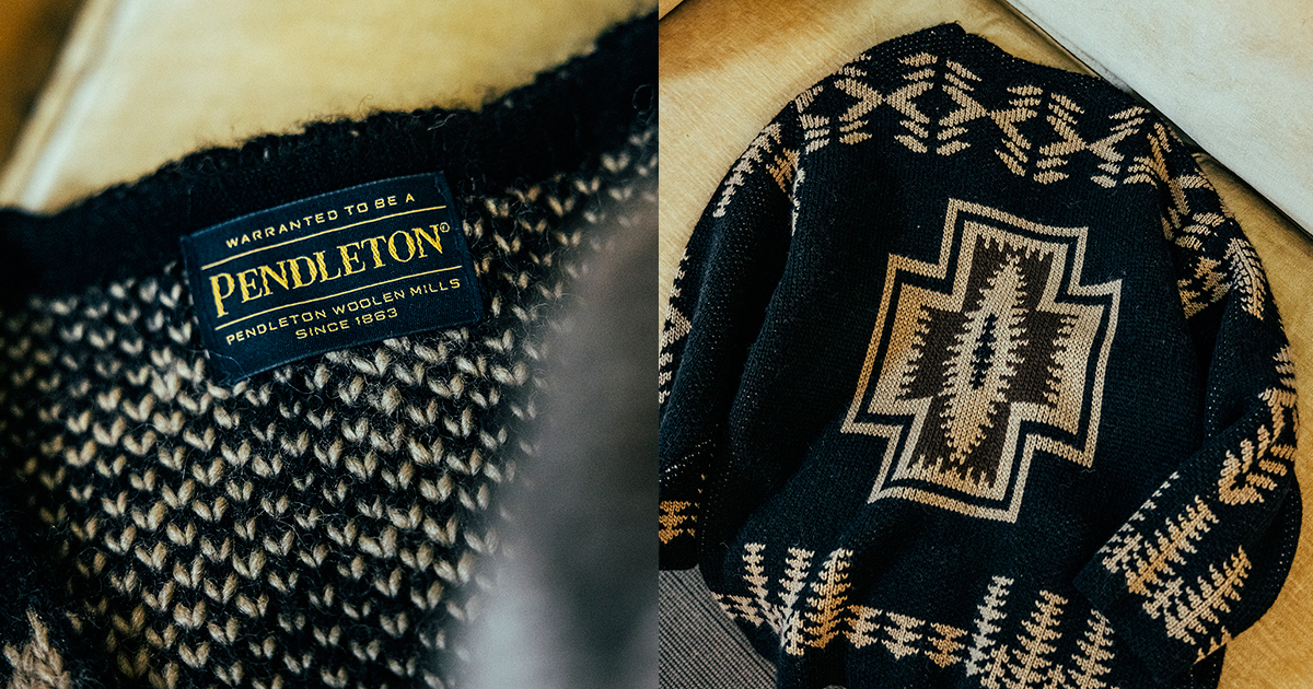 PENDLETON × BEAMS LIGHTSのニットカーディガン