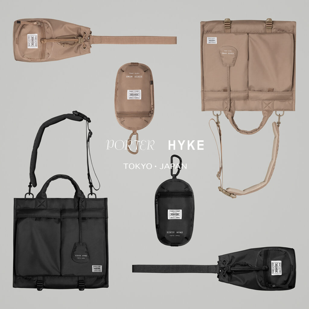 PORTER × HYKEの第3弾が4月19日より順次発売