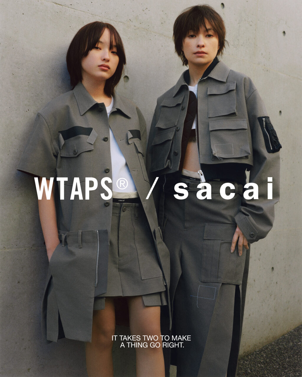 sacai / WTAPSの第2弾が2月7日に発売