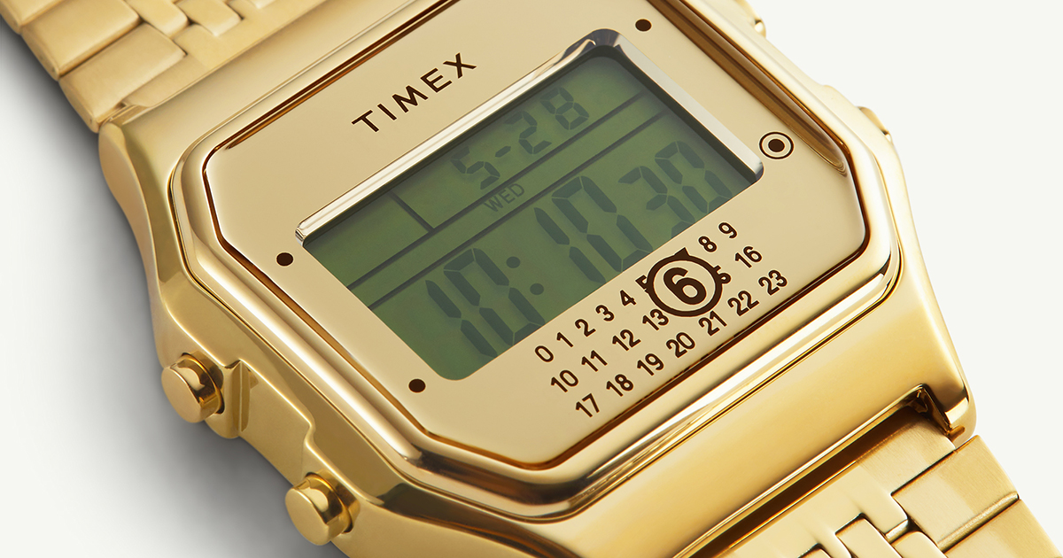 MM6 Maison Margiela × TIMEXの2025年秋冬コレクションが発売開始